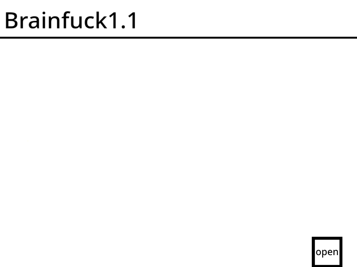 Brainfuck 编译器 1.1 - Codingclip | Projects